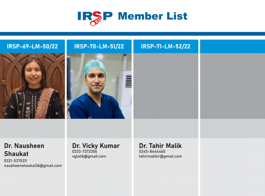 IRSP Member List – IRSP
